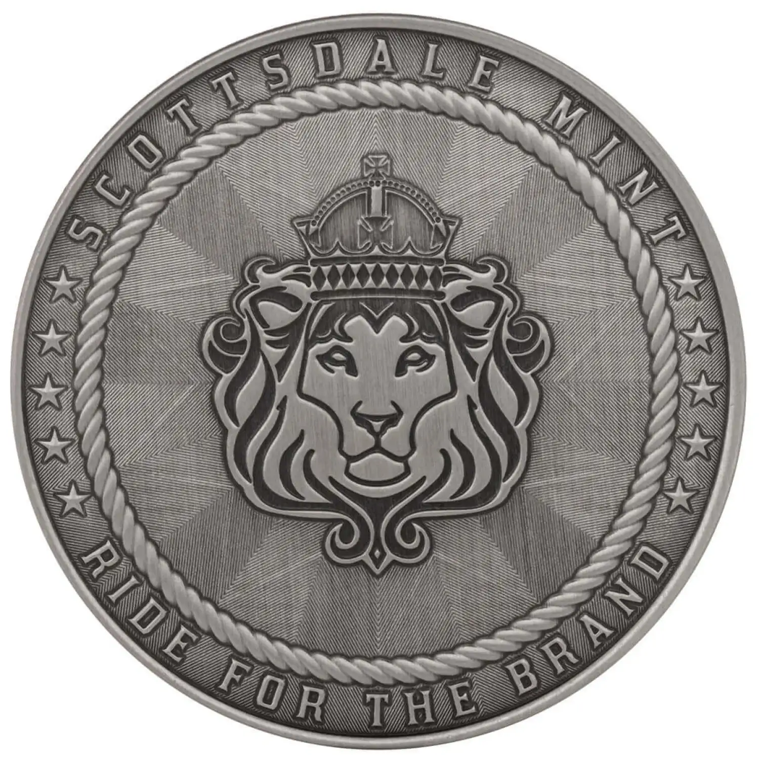 1 oz Cowboy - Buffalo Privy Antique Silver Round - Lost Dutchman Rare Coins