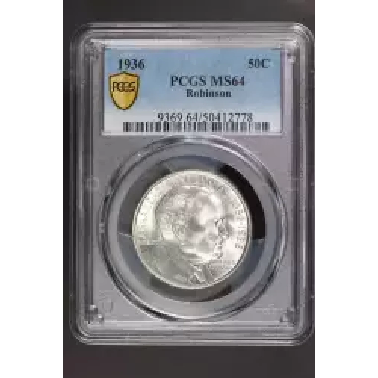 1936 Classic Commemorative Arkansas Centennial PCGS MS-64 Robinson ...