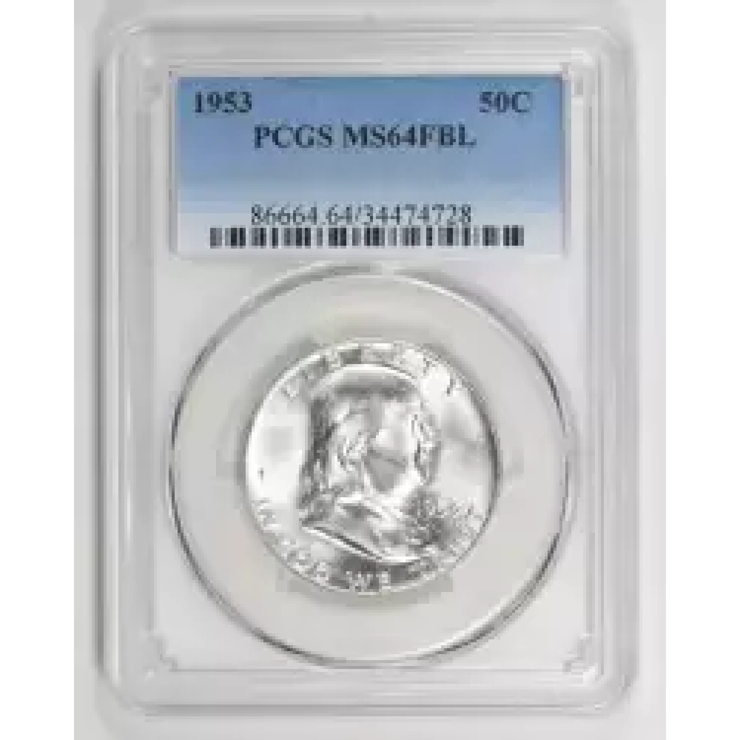 1953 Half Dollars Franklin PCGS MS-64 FBL - Lost Dutchman Rare Coins