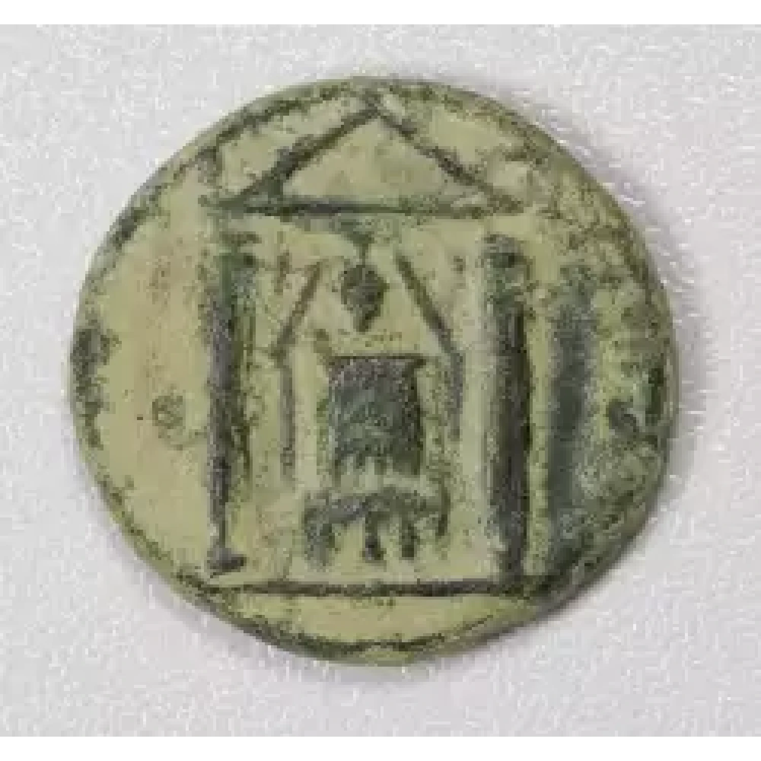 Pamphylia, Perge AE18 50-30 BC Artemis in Temple Ancient Greek Coin ...