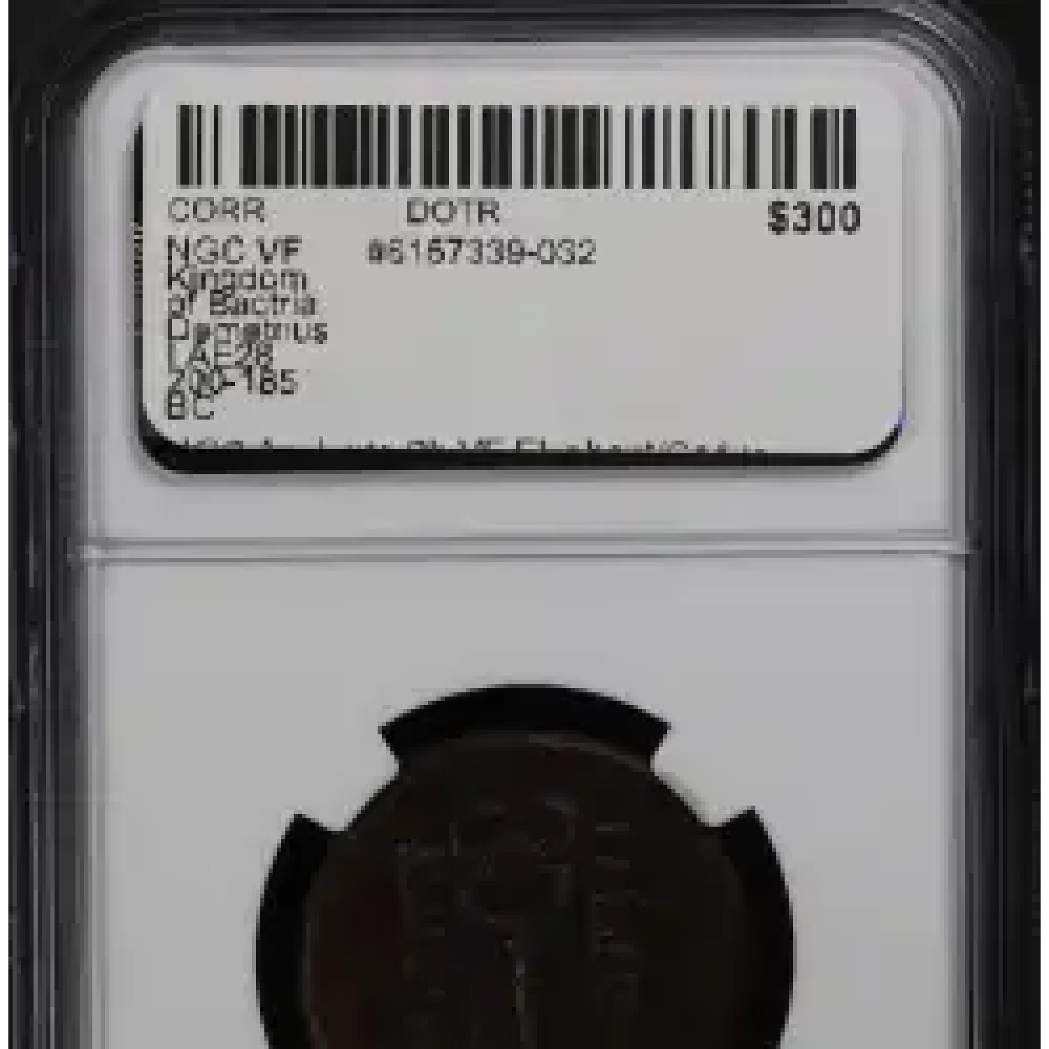 NGC VF Kingdom of Bactria Demetrius I AE28 200-185 BC Ancient Greek ...