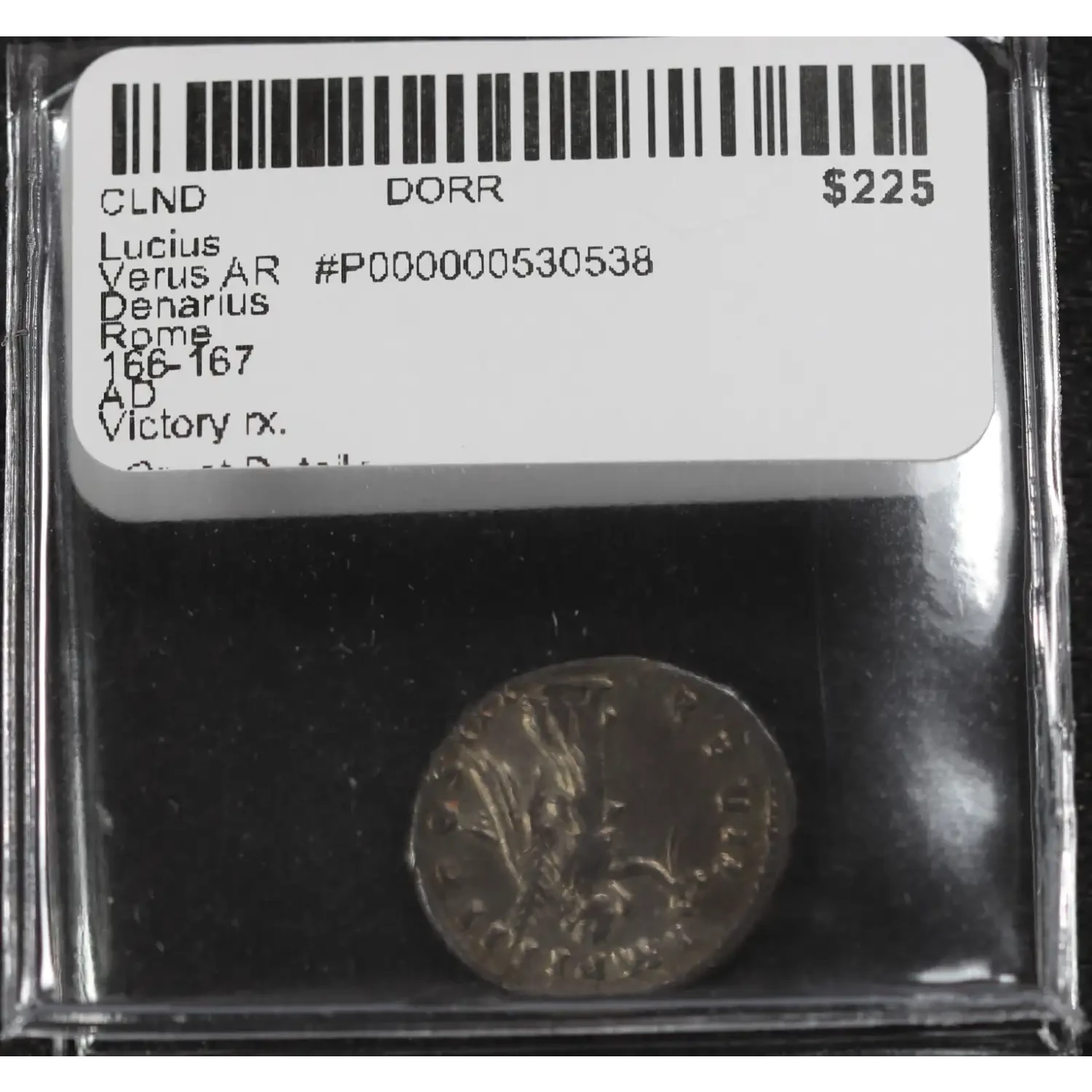 Lucius Verus AR Denarius Rome 166-167 AD Victory rx. Ancient Roman Coin Great Details - Lost ...