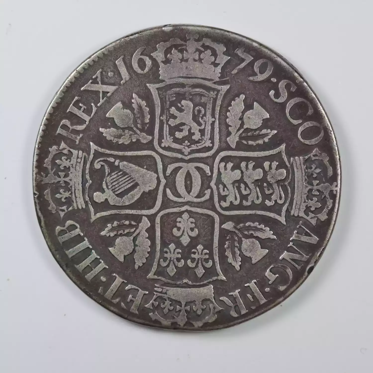 1679-Scotland Charles II AR Dollar World Coin - Lost Dutchman Rare Coins